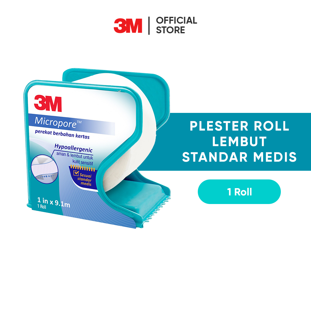 Jual 3M Nexcare Micropore T-21 Perekat Perban & Kasa 1 in x 9M ...