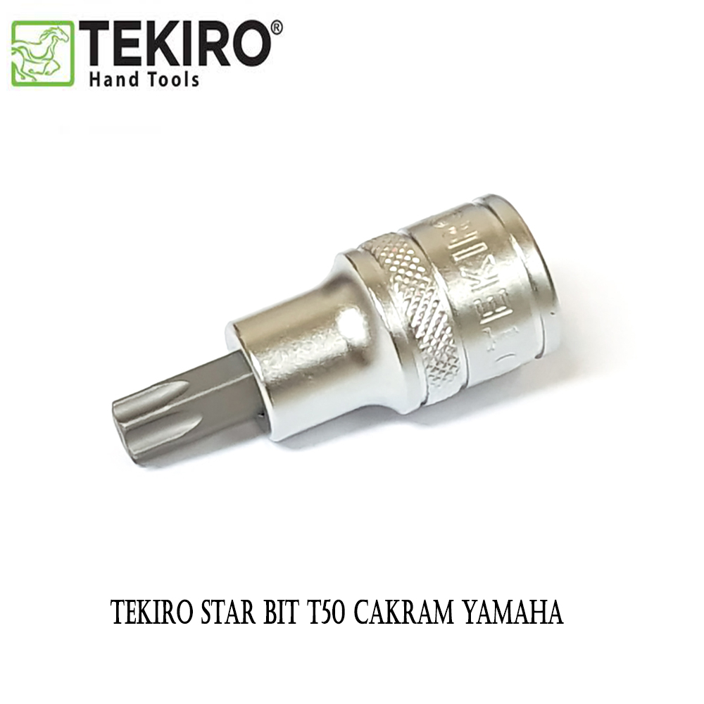 Jual TEKIRO Mata Sock Bintang T50 Cakram Yamaha / Star Bit Socket 1/2" DR Kunci L Bintang T50 ...
