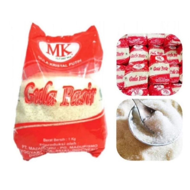 Jual Gula pasir MK 1kg kemasan | Shopee Indonesia