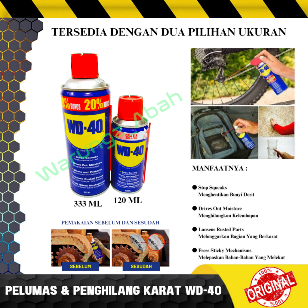 Jual SEMPROTAN SPRAY CAIRAN WD40 WD-40 WD 40 PELUMAS PEMBERSIH PENGHILANG ANTI KARAT SERBAGUNA ...