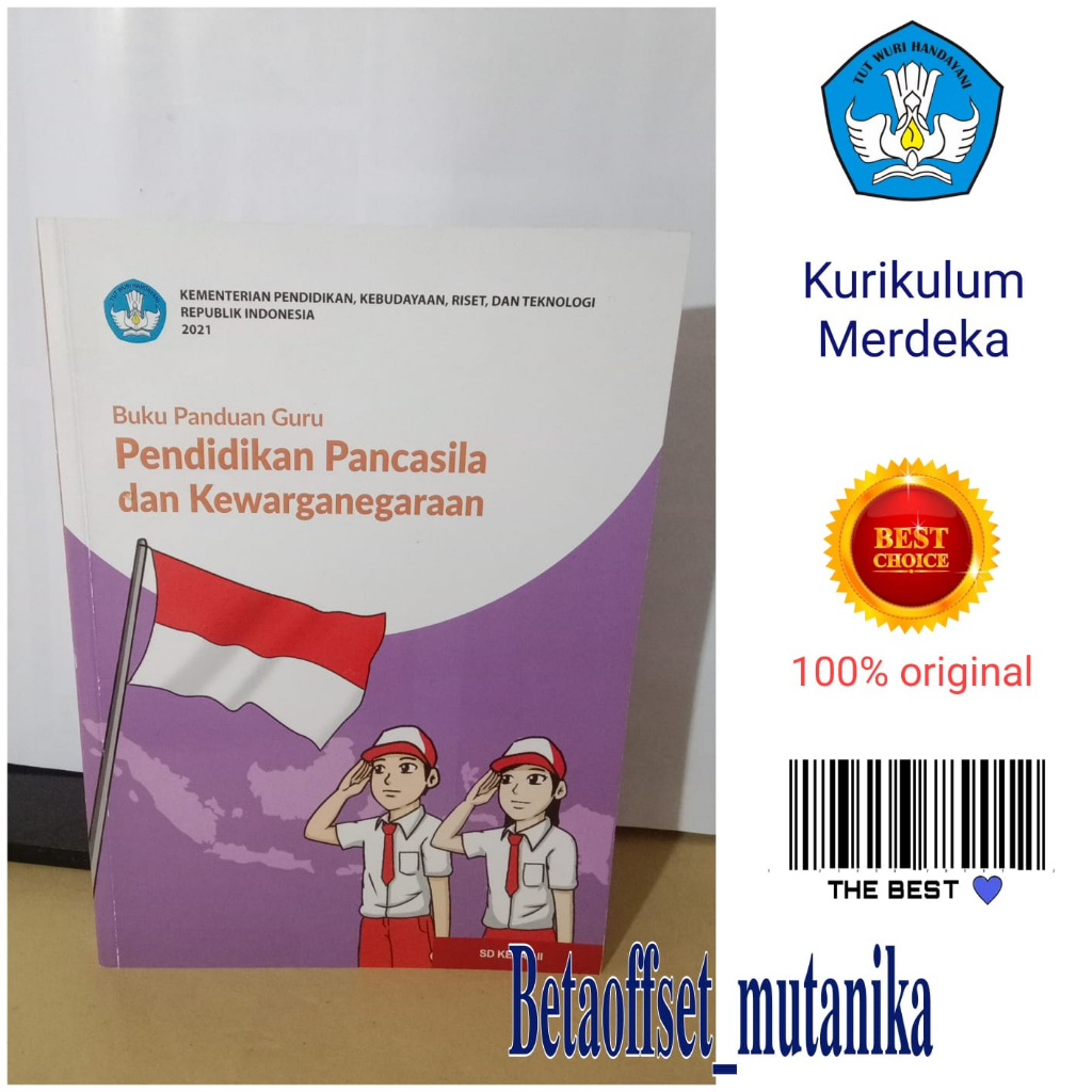 Jual Buku panduan guru kelas 2 sd pendidikan pancasila dan kewarganegaraan kurikulum merdeka ...