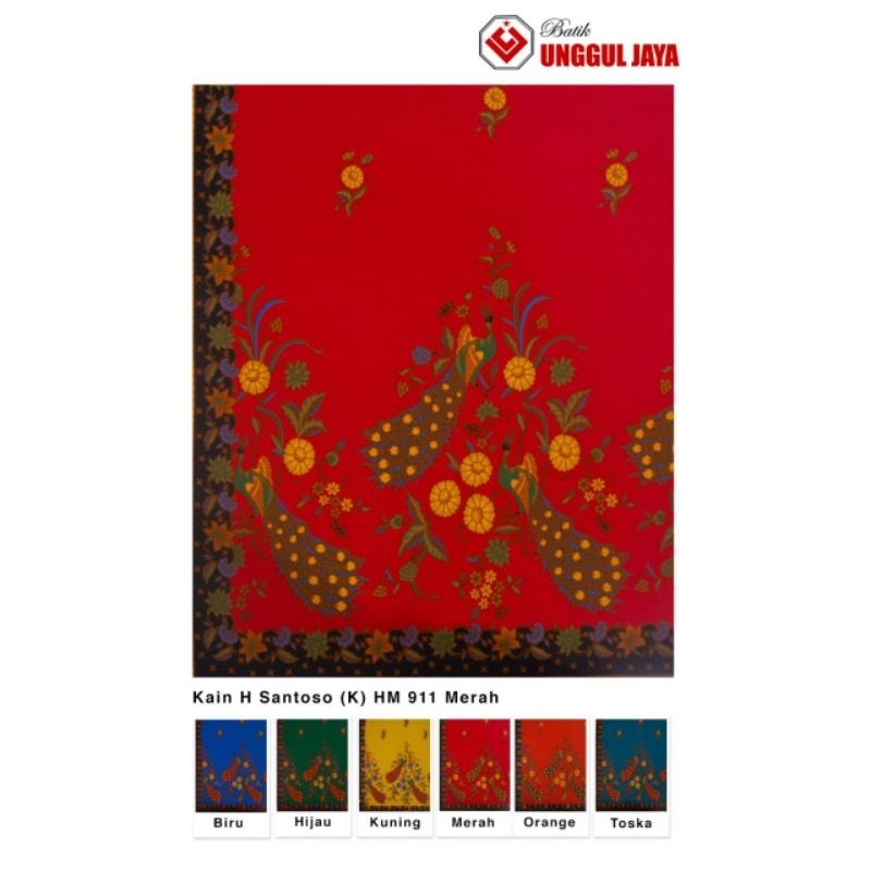 Jual kain batik warna merah / kain batik warna maroon / kain batik ...