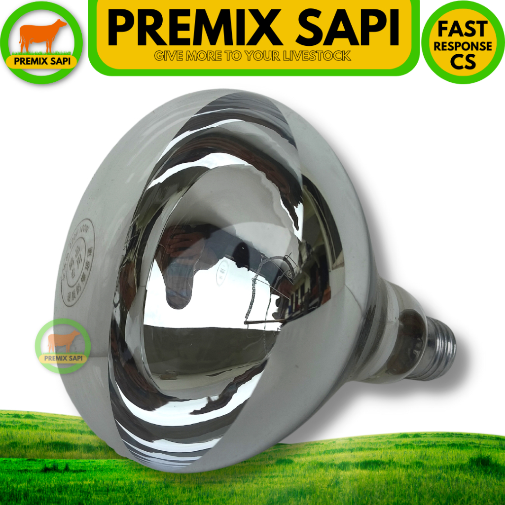 Jual Lampu Penghangat Hewan 100W 150W 200W - Untuk Anak Ayam Kambing ...