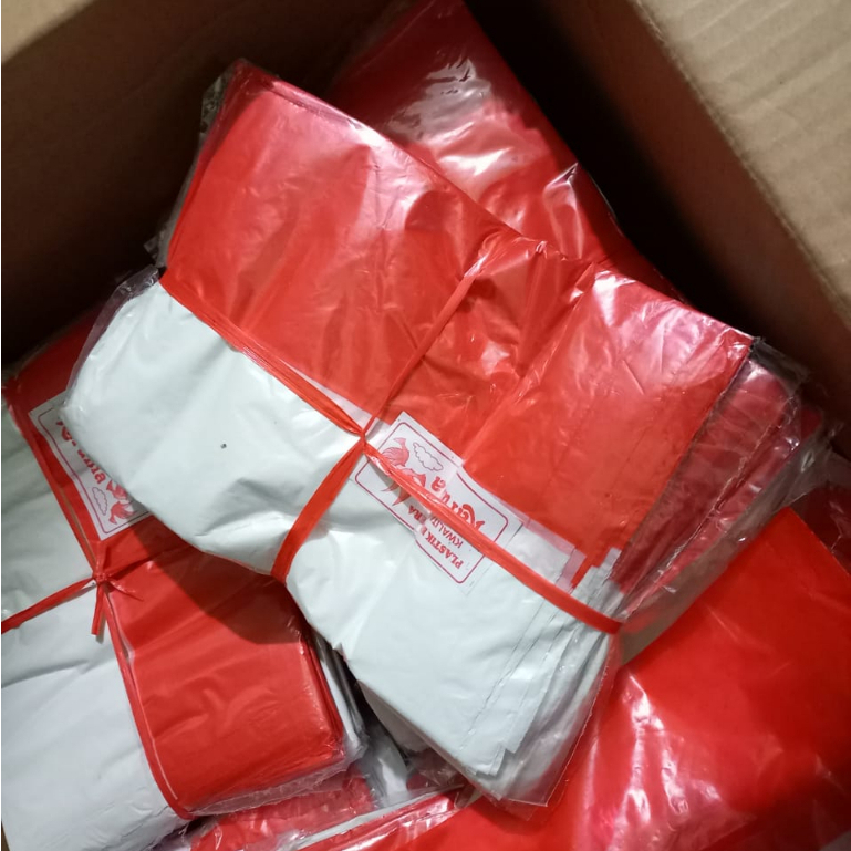 Jual bendera renteng plastik plus TALI bendera merah putih bendera ...