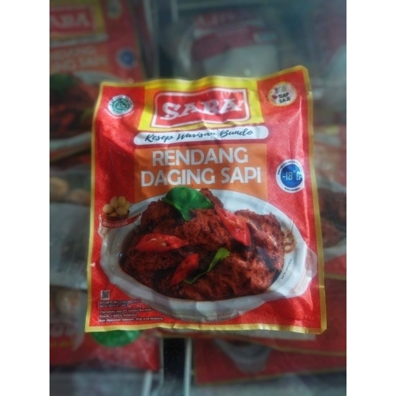 Jual SABA Rendang Daging Sapi Frozen 350g | Shopee Indonesia