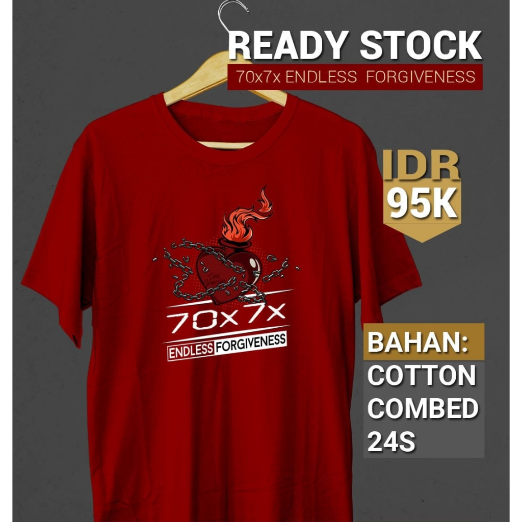 Jual Kaos Rohani Katolik Kristen cotton combed 24s | Shopee Indonesia