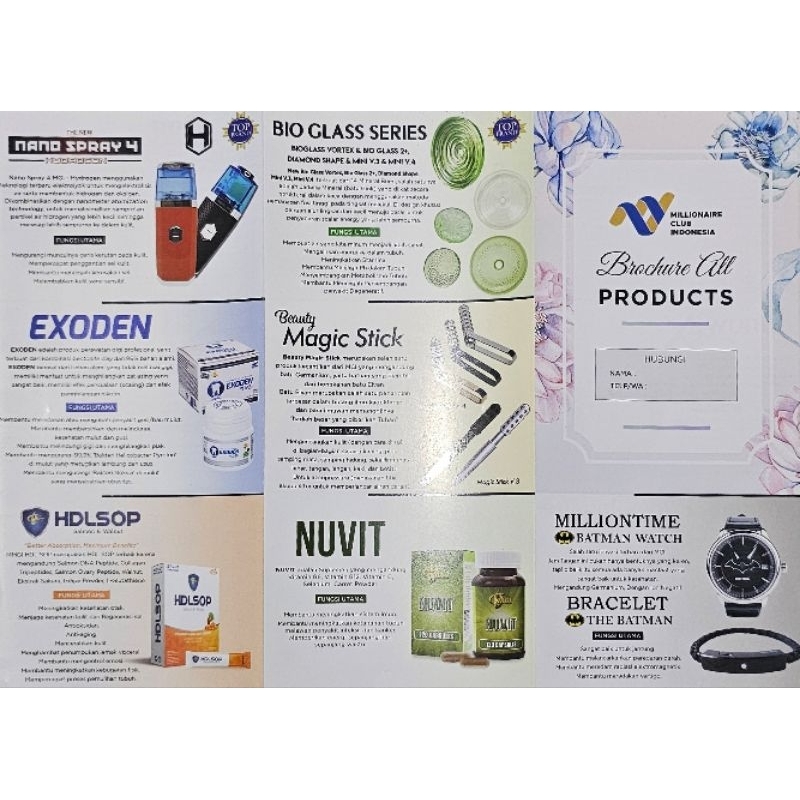 Jual Brosur Produk MCI 50 lembar | Shopee Indonesia