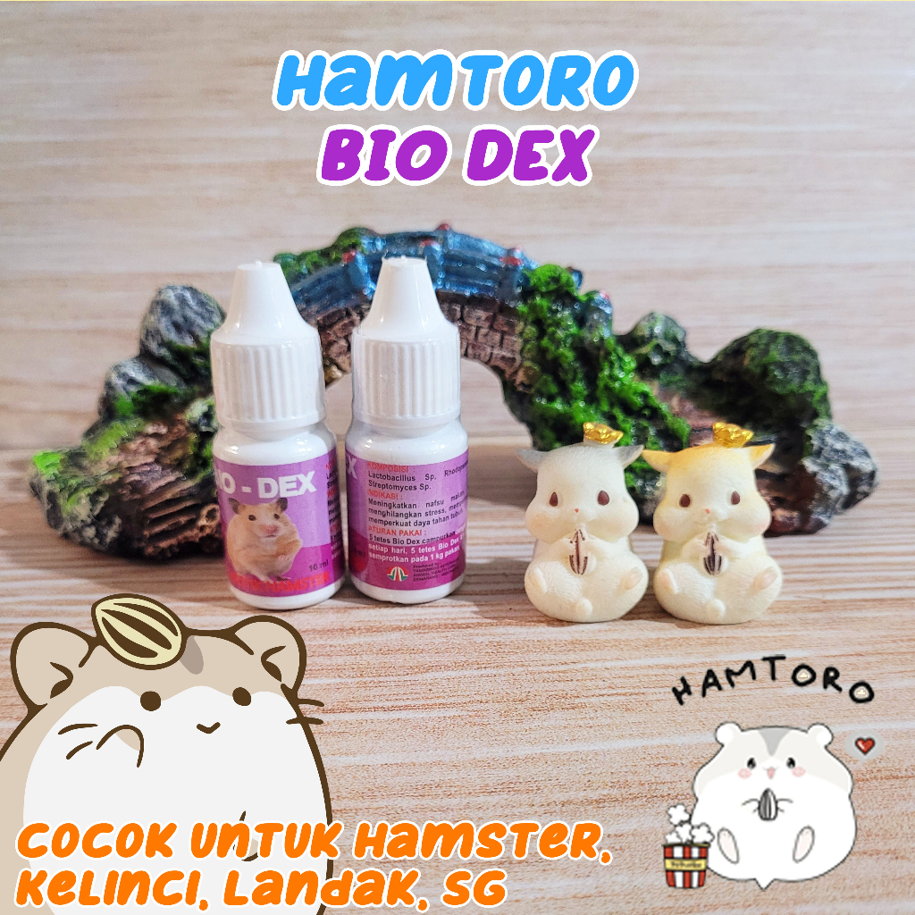 Jual Bio Dex Obat Vitamin Probiotik Penambah Nafsu Makan Hamster ...