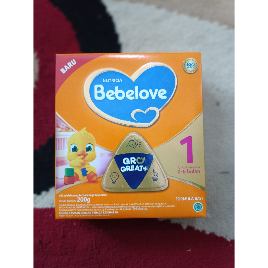 Jual Nutricia Bebelove 1 Susu Formula Bayi 0-6 bulan 200 Gram - Susu ...