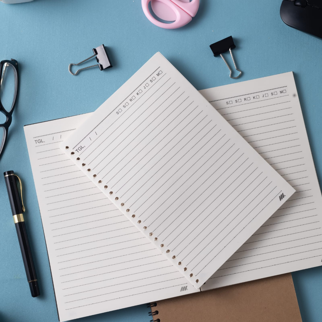 Jual Refill/Isi Ulang Kertas Notebook A6 / bookpaper A5/ brownpaper A4 ...