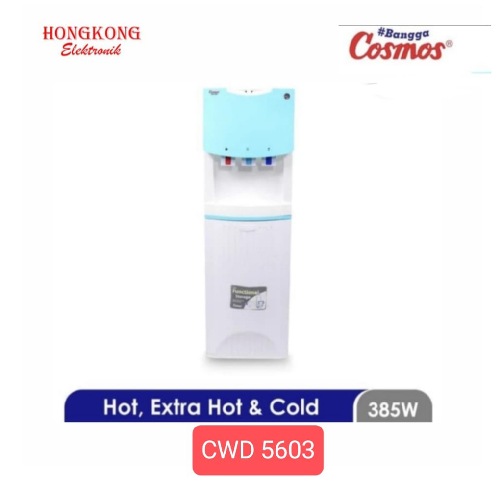 Jual Dispenser Cosmos CWD-5603/CWD5603 Galon Atas (Hot-Fresh-Cold ) 3 ...