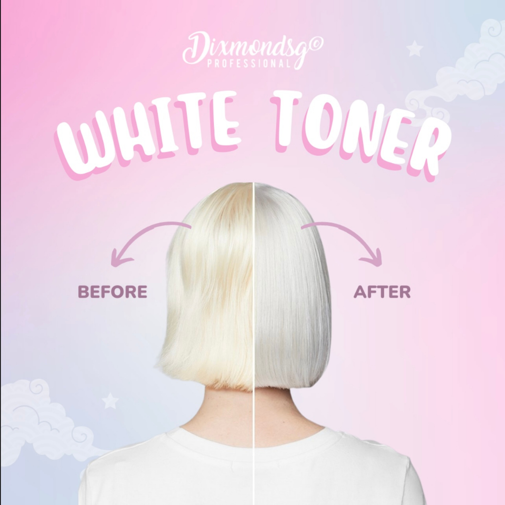 Jual DIXMONDSG WHITE TONER PREMIUM - toning rambut brassy / kuning ...