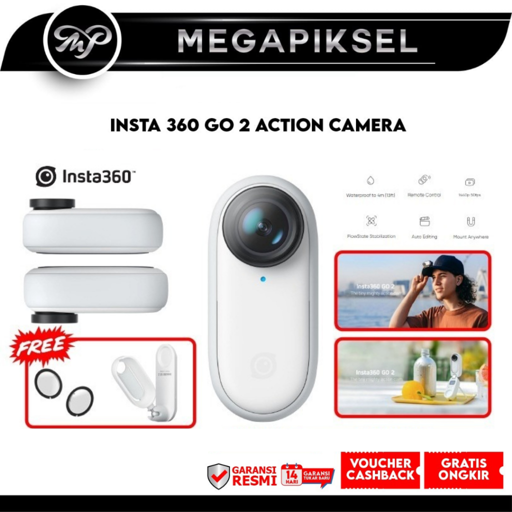 Jual Insta360 GO 2 / Insta 360 GO 2 Action Camera Resmi | Shopee Indonesia