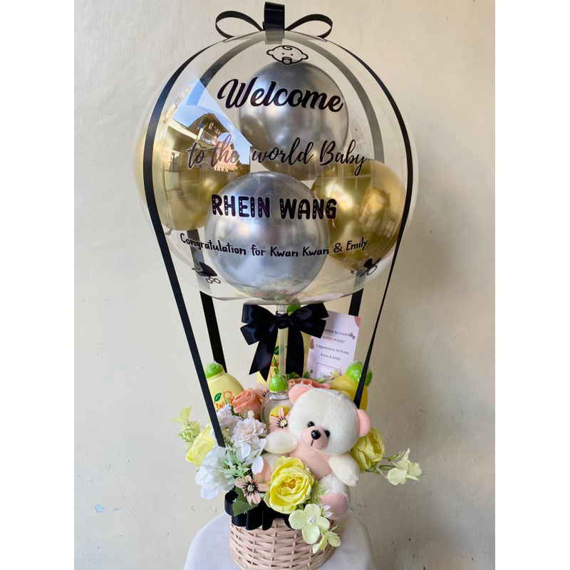 Jual Bouquet balon for Baby New Born| Buket snack| hadiah bayi| gift ...