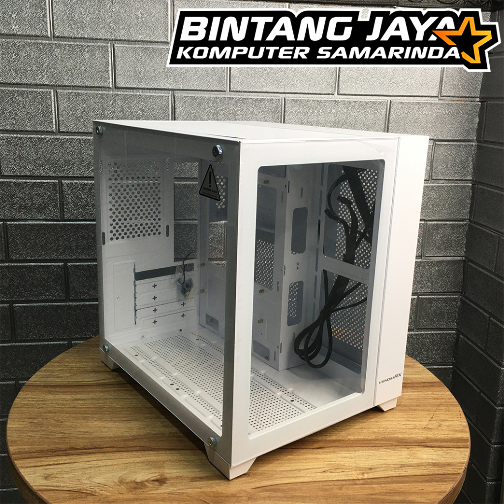 Jual Casing PC Gaming VenomRX Daemon XS Tempered Glass M-ATX - White ...