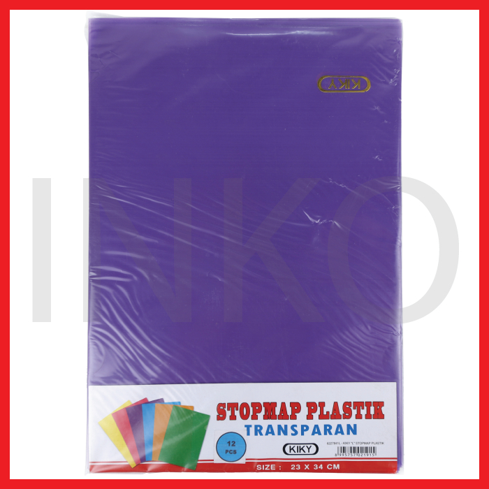 Jual KIKY STOPMAP PLASTIK L VIOLET 12PCS | Shopee Indonesia