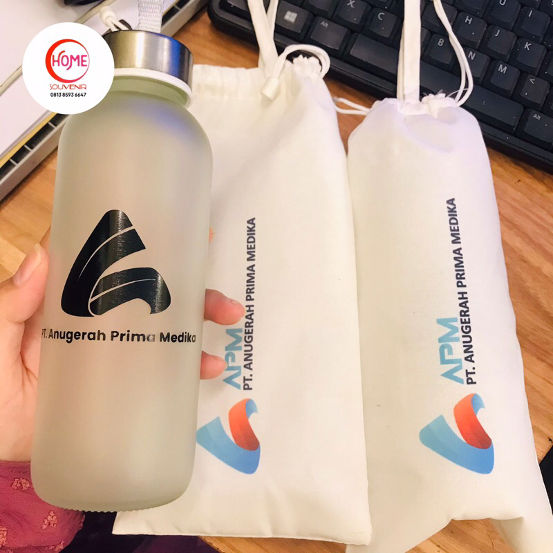 Jual Botol Doff + sablon + kemas blacu sablon | Shopee Indonesia