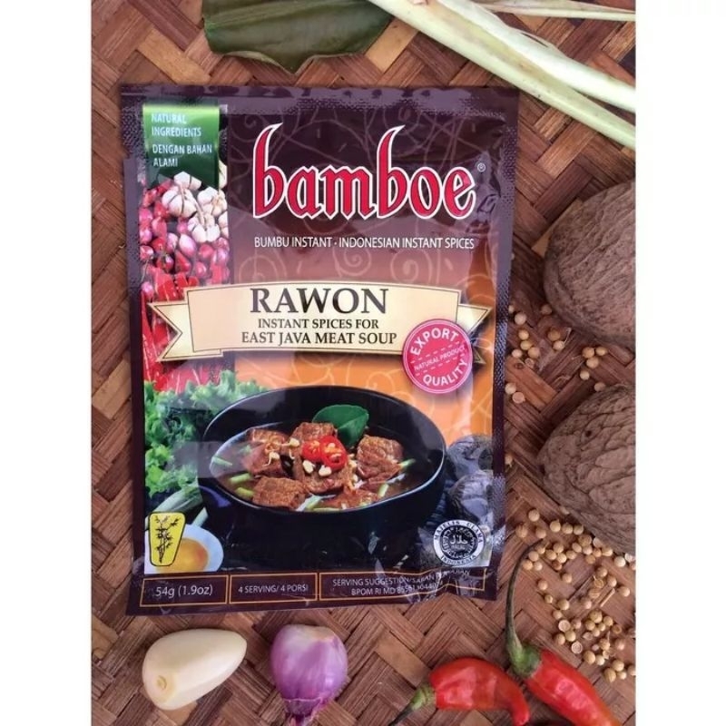 Jual Bumbu Rawon Bamboe 54 Gr | Shopee Indonesia