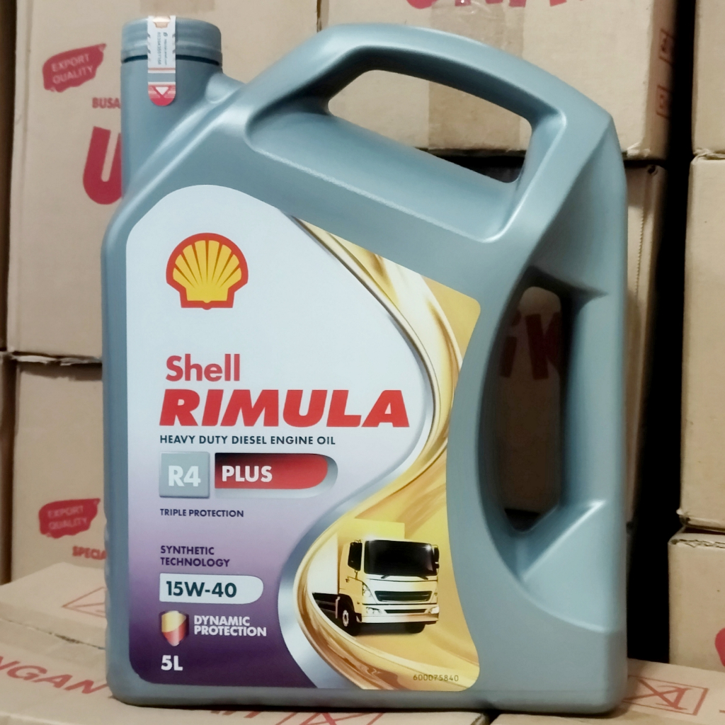 Jual OLI MESIN MOBIL DIESEL SHELL RIMULA R4 / R4 PLUS 5 LITER | Shopee ...