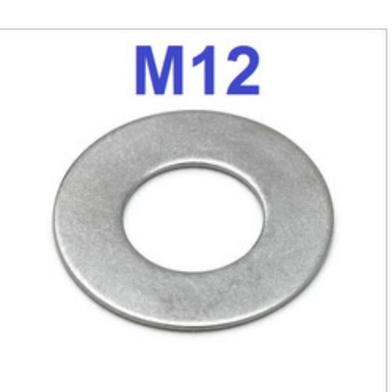 Jual Ring Plat putih M12 ( per 10 pcs ) | Shopee Indonesia