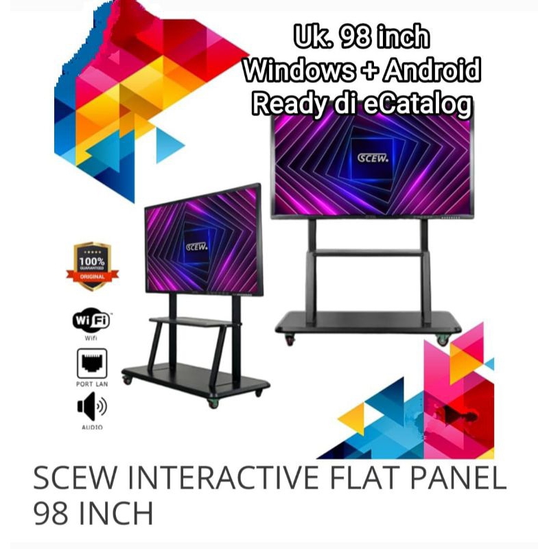 Jual Interactive Whiteboard | Interactive Flat Panel 98 inch | Shopee ...