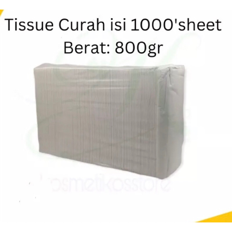 Jual Tissue 1000 gram 2 ply/Tissue kiloan, Harga Terbaik! | Shopee ...