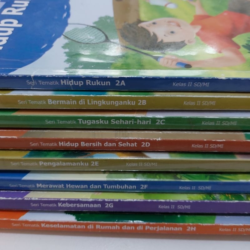 Jual BUKU PELAJARAN KELAS 2 SD (BUKU BEKAS) BUKU CETAK BUKU TEMATIK ...