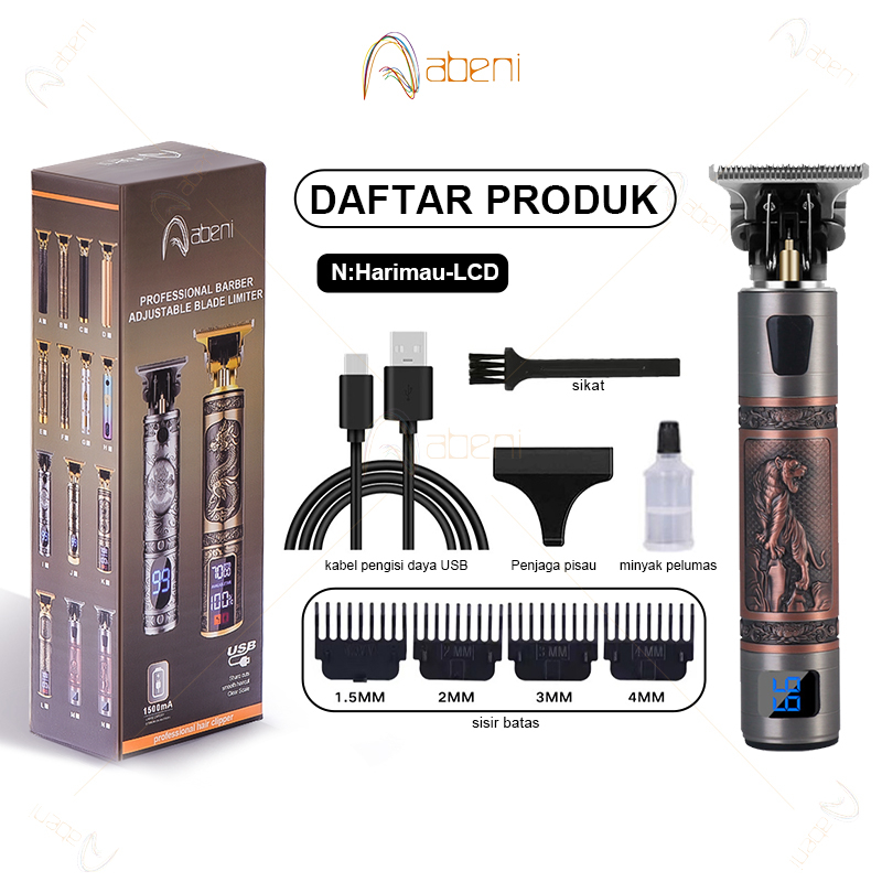 Jual Abeni Alat Cukur Rambut Elektrik Cukur Jenggot Mesin Potong Rambut ...