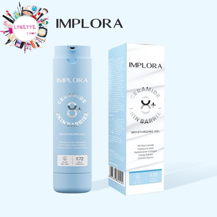 Jual IMPLORA 8+ Ceramide Skin Barrier Moisturizing Gel 50ml ...