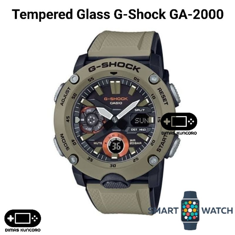 Jual Tempered Glass G-Shock GA-2000 anti gores casio screen guard g ...