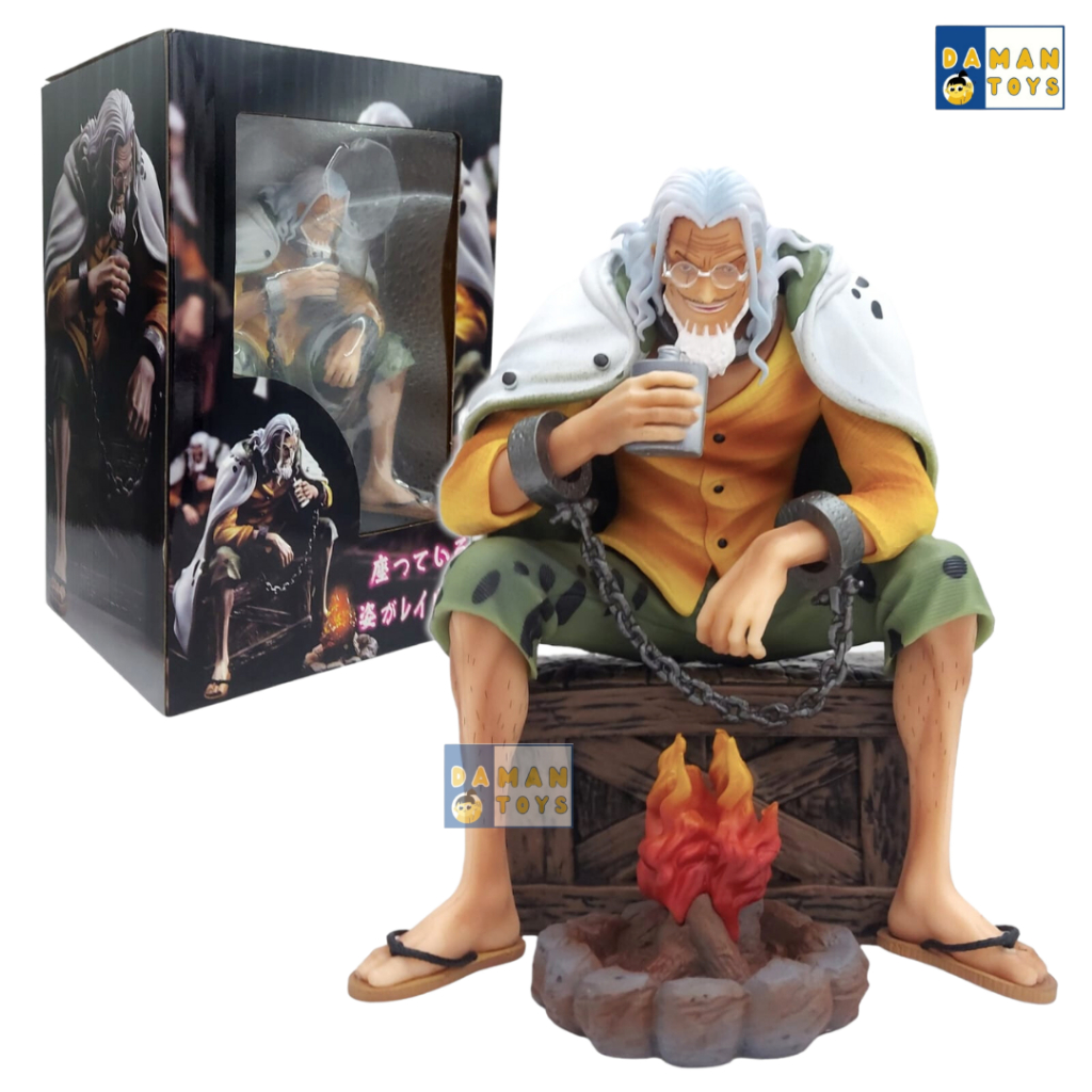 Jual One Piece Action figure Silvers Rayleigh Resin Statue Anime ...