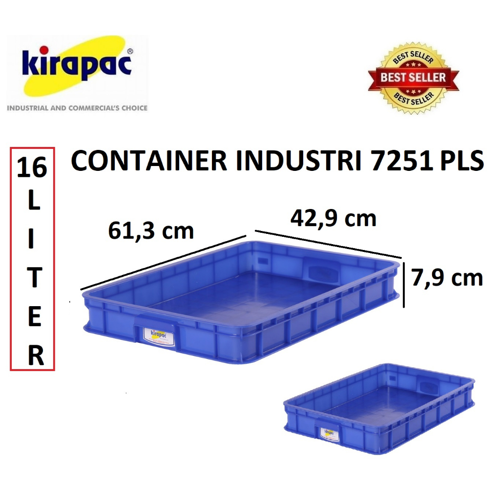 Jual KIRAPAC Industrial Container / Tempat Donat / Roti 7251 PLS (16 ...