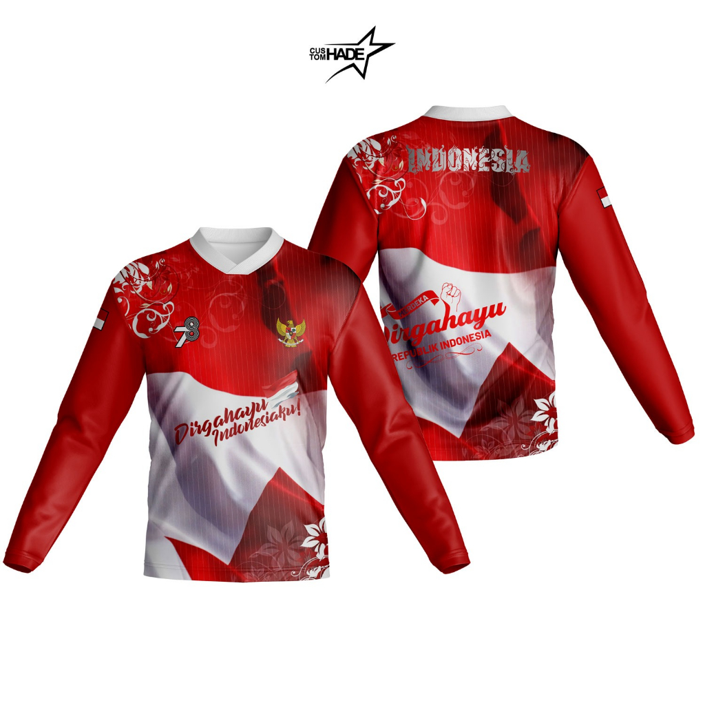 Jual Kaos Baju Jersey Kaos Panitia 17 Agustusan 17an 2023 Dewasa Kemerdekaan Hut RI Full Print ...
