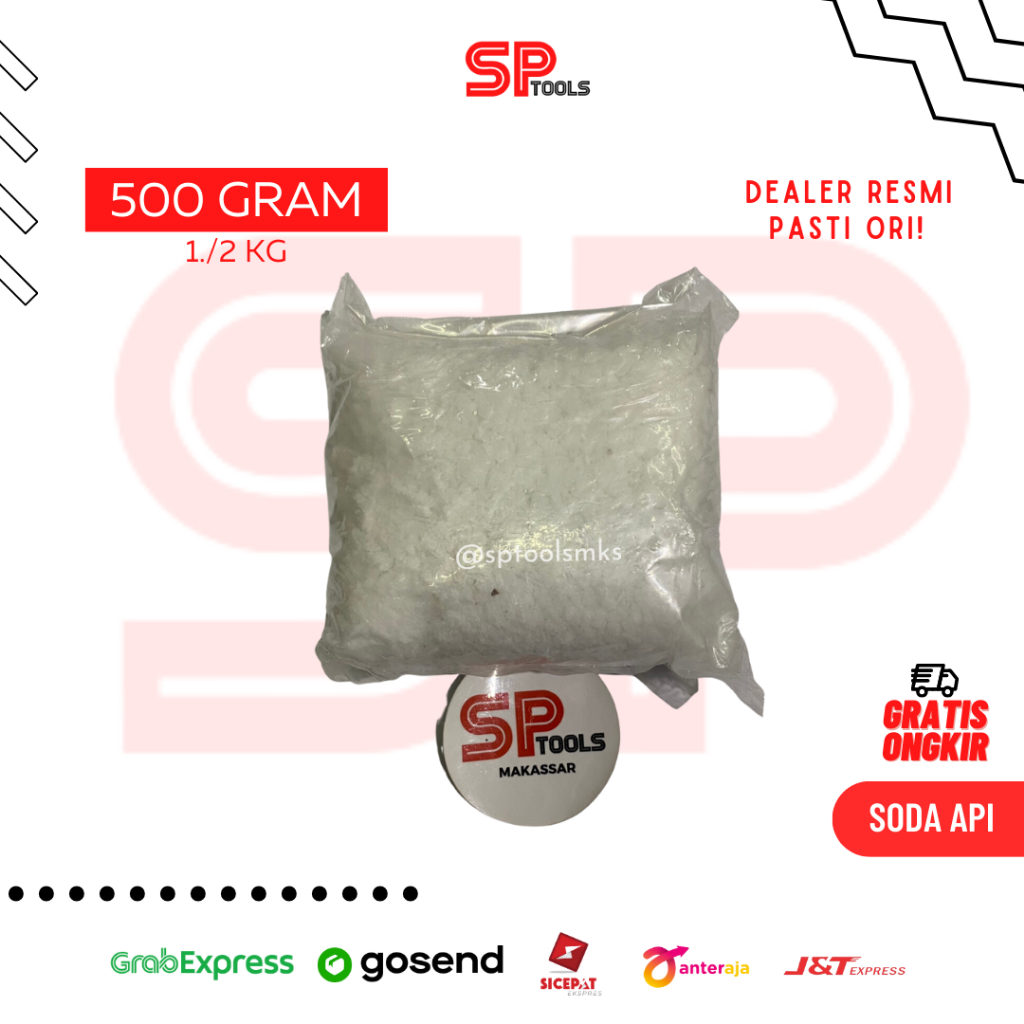 Jual SODA API BUBUK / SODA API ANTI SUMBAT KLOSET 500 GRAM 1/2KG ...