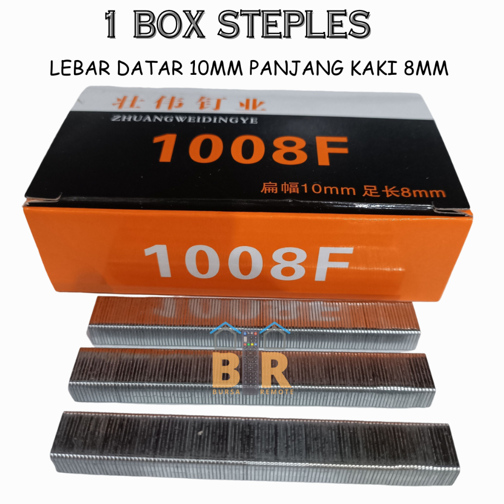 Jual REFILL ISI ULANG METAL STREPLES / STAPLES GUN TEMBAK NO. 13 / 4-6 ...