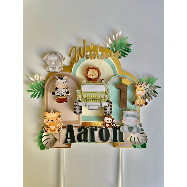 Jual Cake Toppers 3D dan Lampu LED/Dekorasi ulang tahun anak gambar ...