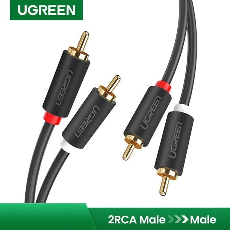 Jual UGREEN Colokan Kabel Converter Aux RCA to RCA Cable Audio DVD TV ...