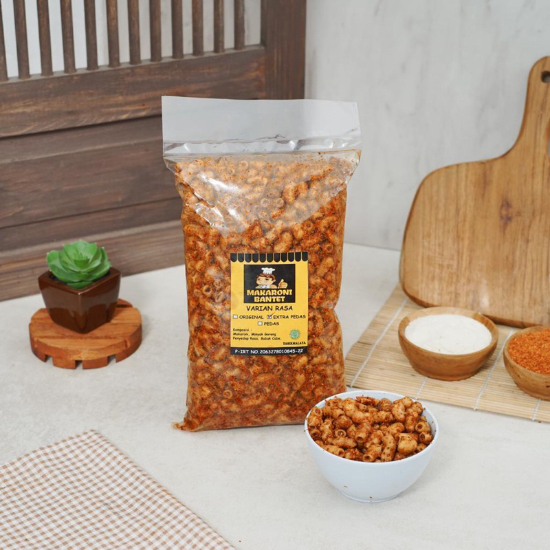 Jual (500 GRAM) MAKARONI BANTET ASLI TASIKMALAYA CAP KOKI - MAKRONI ...
