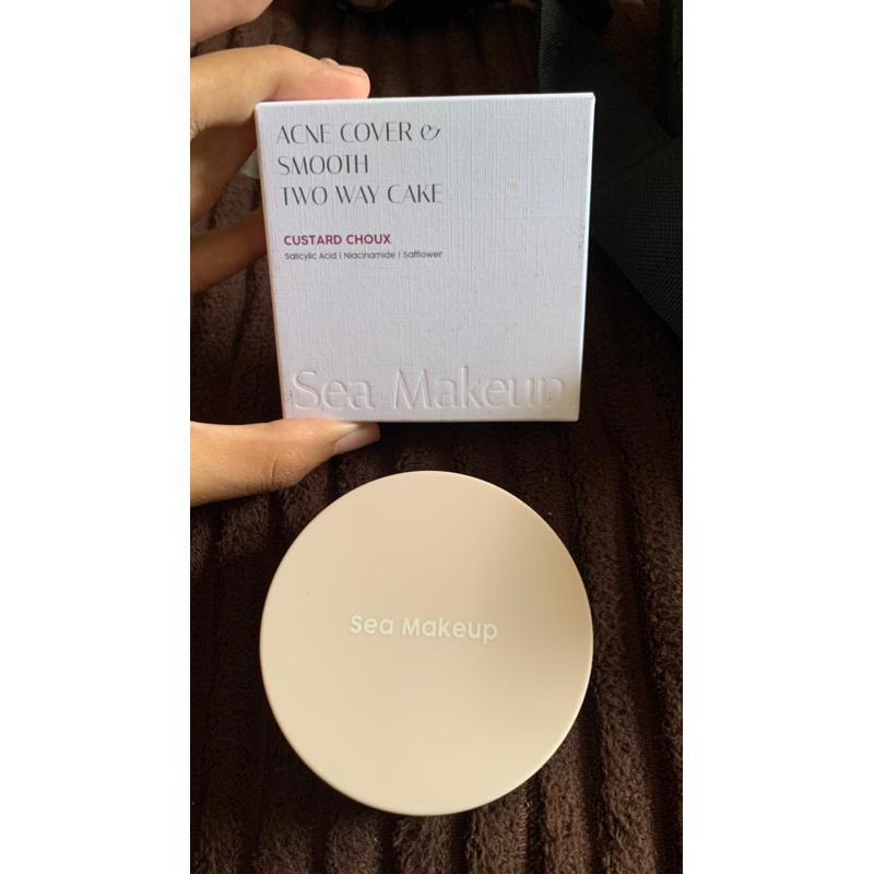 Jual PRELOVED Sea Makeup Two Way Cake Shade Custard Choux | Shopee ...