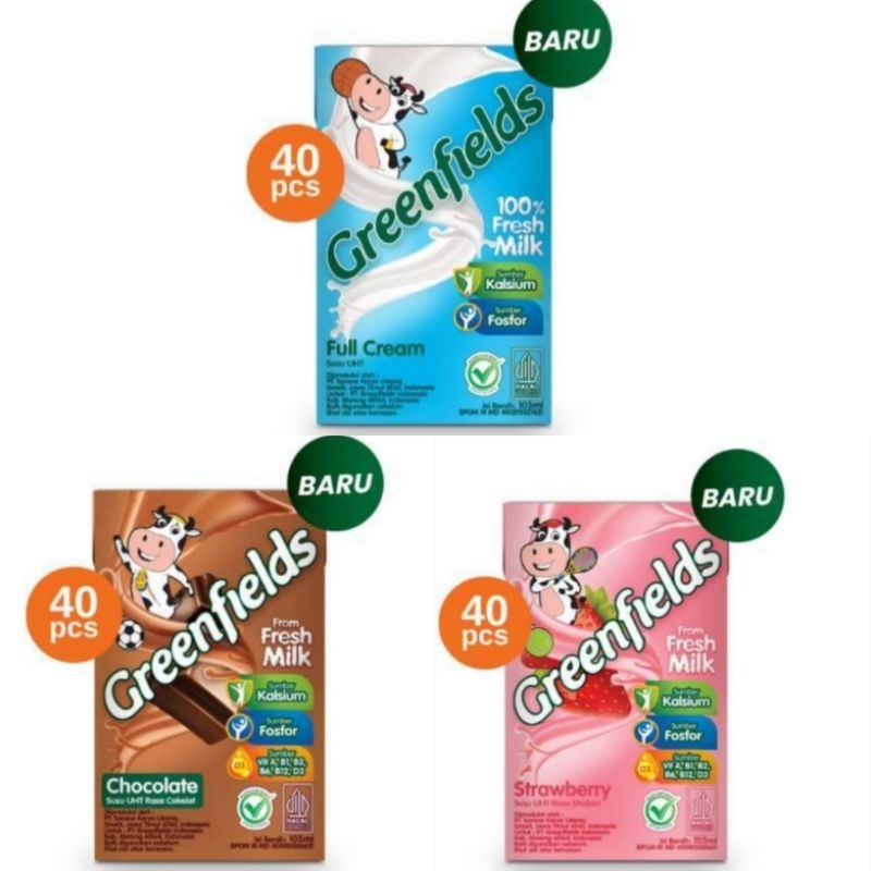 Jual Greenfields Susu UHT 105ml X 40 pcs (1 Karton) | Shopee Indonesia