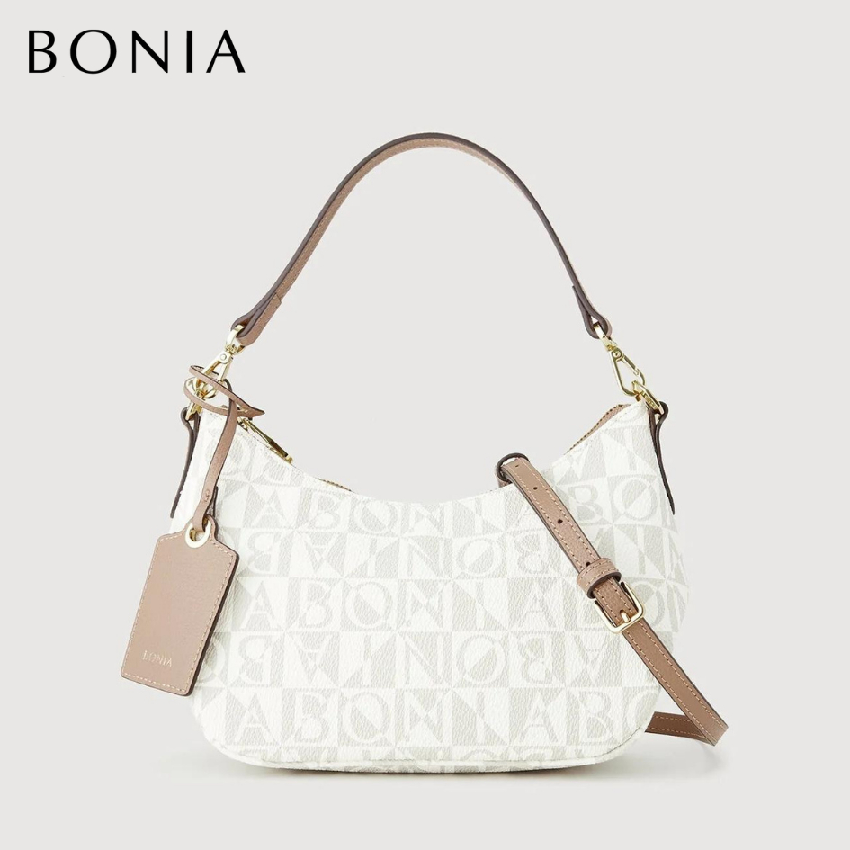 Jual Bonia - Monogram Sling Bag Latte II | Shopee Indonesia