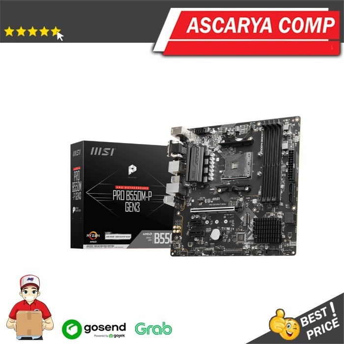 Jual MSI PRO B550M-P GEN3 AMD B550 AM4 MOTHERBOARD | Shopee Indonesia