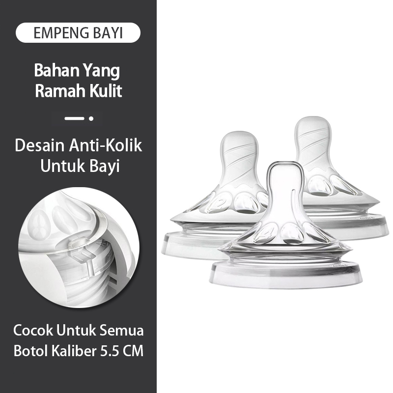 Jual Avent Philips Natural Nipple Teat empeng bayi silikon dot 0m / 1m ...