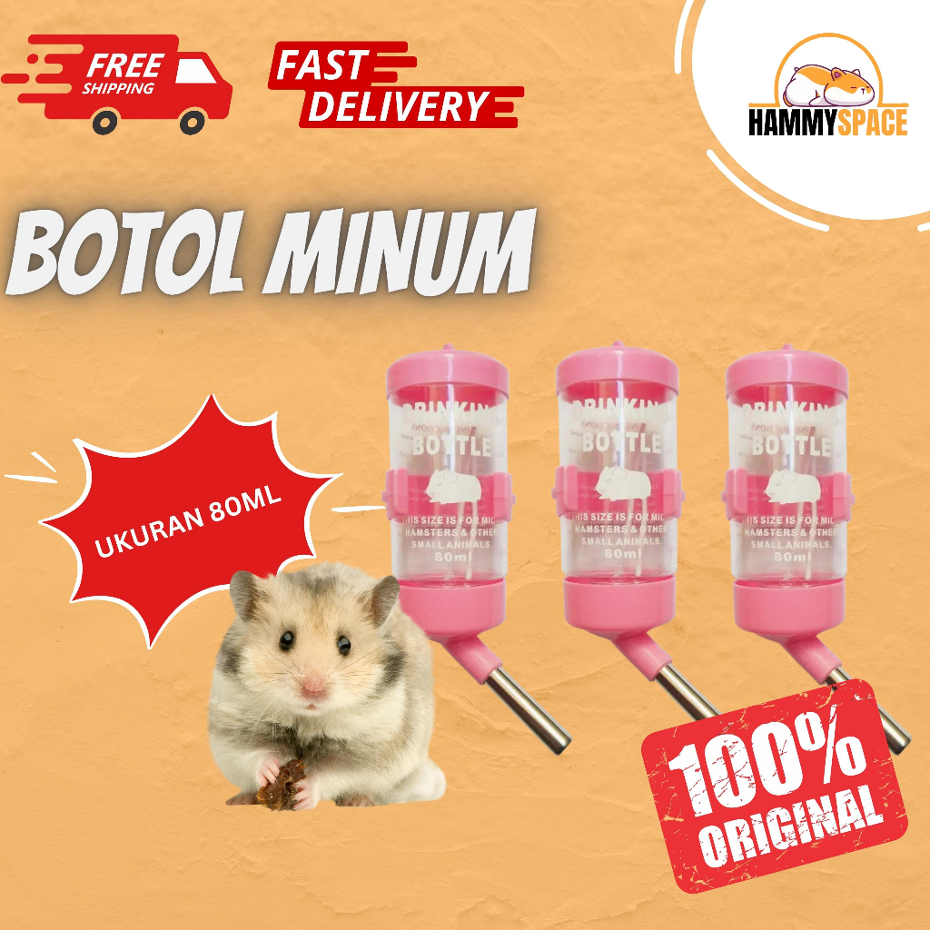 Jual BOTOL MINUM HAMSTER FEEDER TEMPAT MINUM ISI AIR HAMSTER | Shopee ...