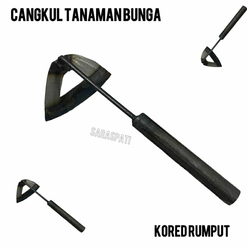 Jual CANGKUL FULL BESI TANAMAN BERKEBUN - GARUKAN RUMPUT MODEL LUBANG ...