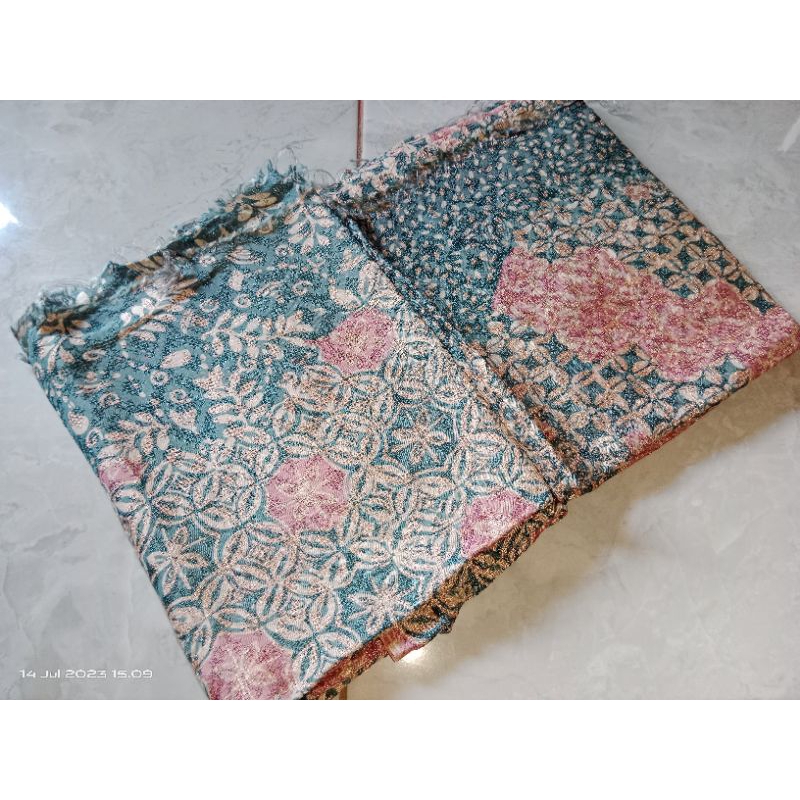 Jual kain batik viscose setelan khas Trusmi seni cirebon | Shopee Indonesia