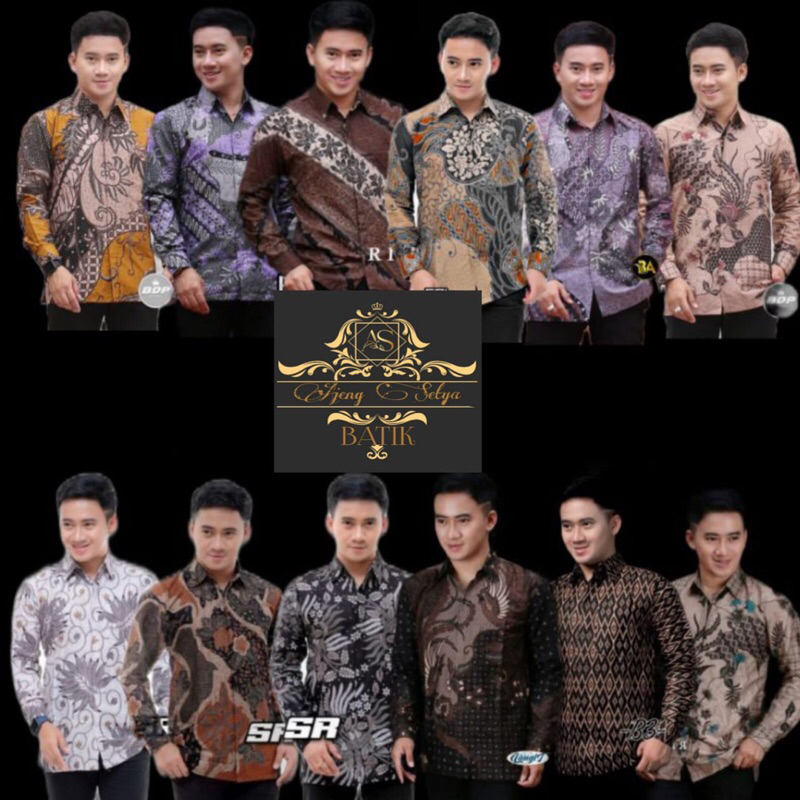 Jual PROMO Batik kemeja Pria Trendy Masa kini Batik Nusantara Premium ...
