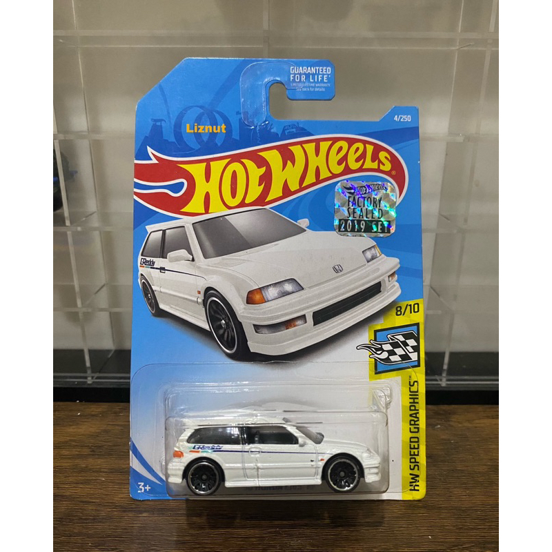 Jual HotWheels 90 HONDA CIVIC EF GReddy warna Putih FACTORY SEALED / FS ...