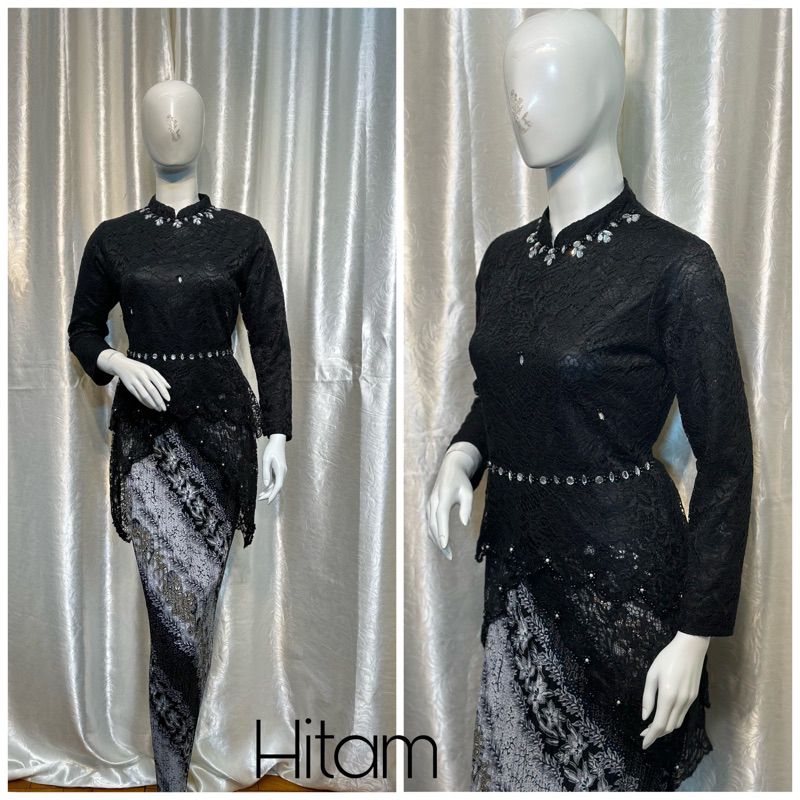 Jual kebaya kirana payet brokat | Shopee Indonesia