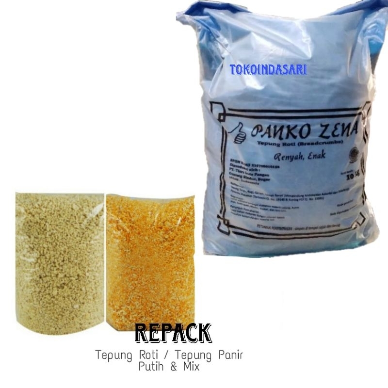 Jual Tepung Roti / Tepung Panir Putih & Mix Repack 1kg | Shopee Indonesia